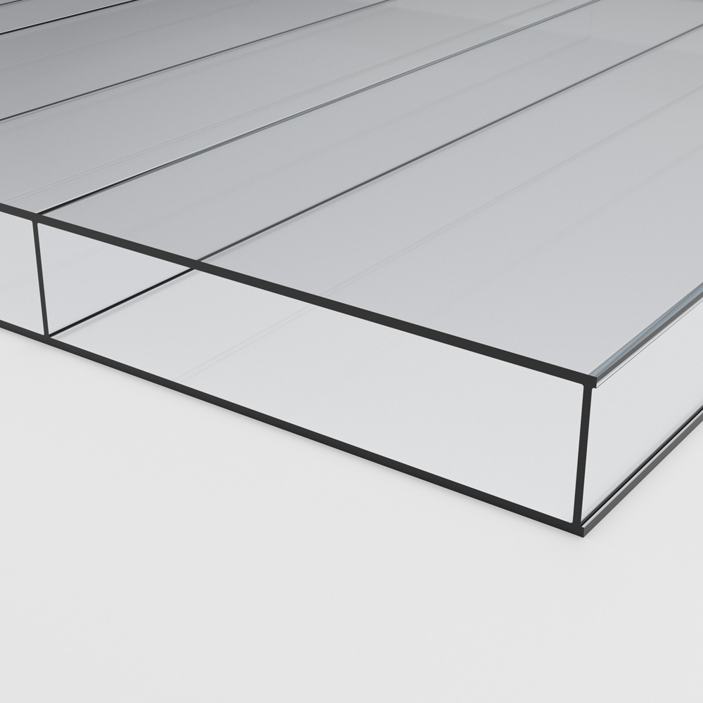 Doppelstegplatten 16/64mm Acrylglas Luxline klar/farblos - Produkte ...